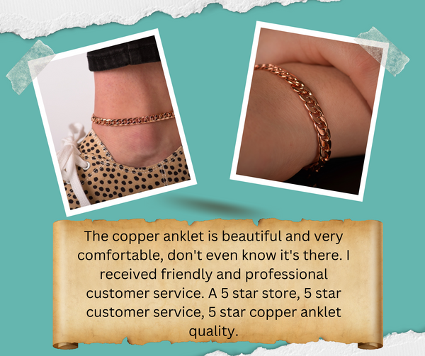 Copper Anklets | Natural Feet and Leg Pain Relief – Wag Tail Natural